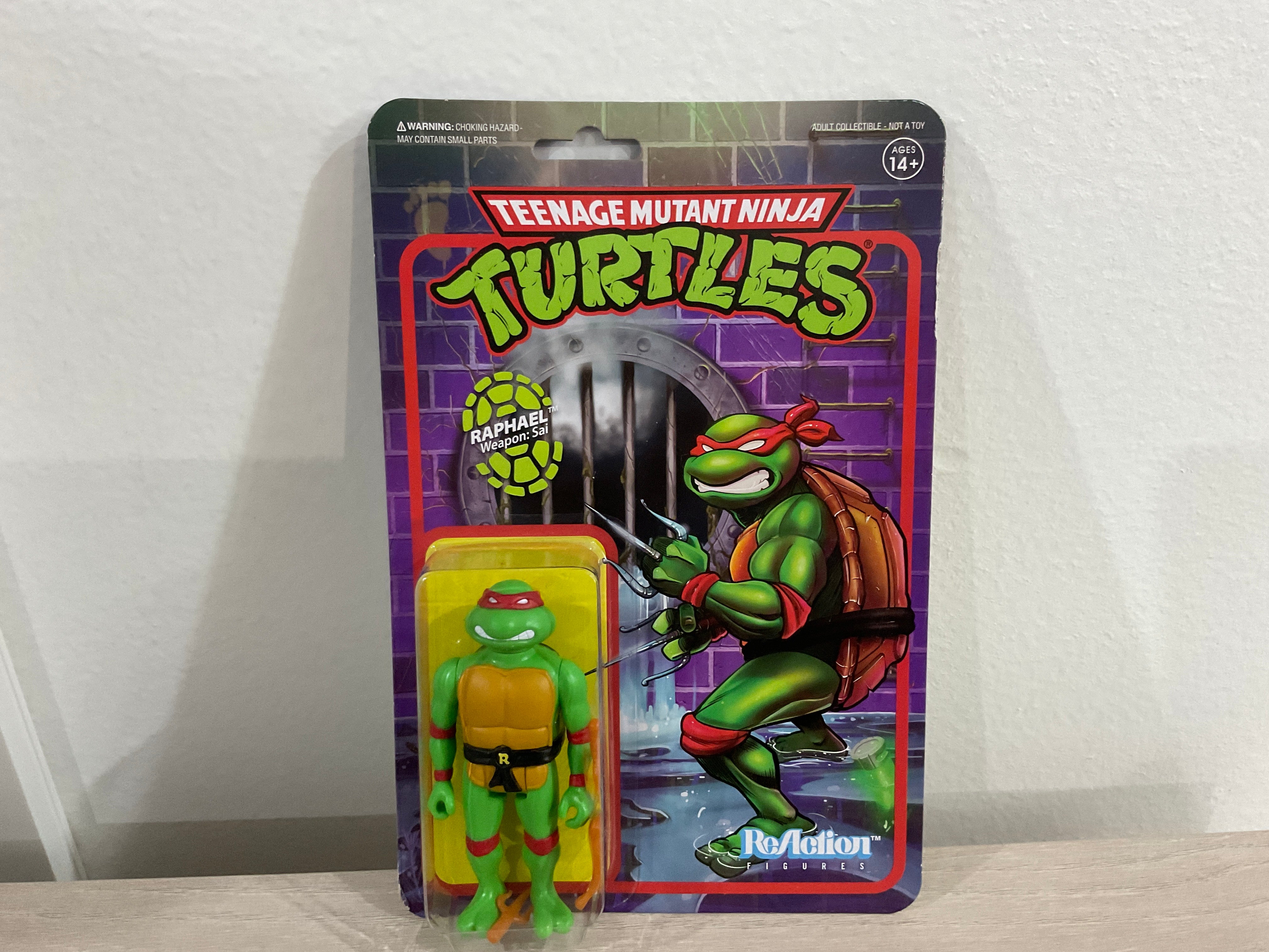 Super7 ReAction TMNT Raphael 3.75-Inch Figure | Mr J’s Wonders – Mr. J ...
