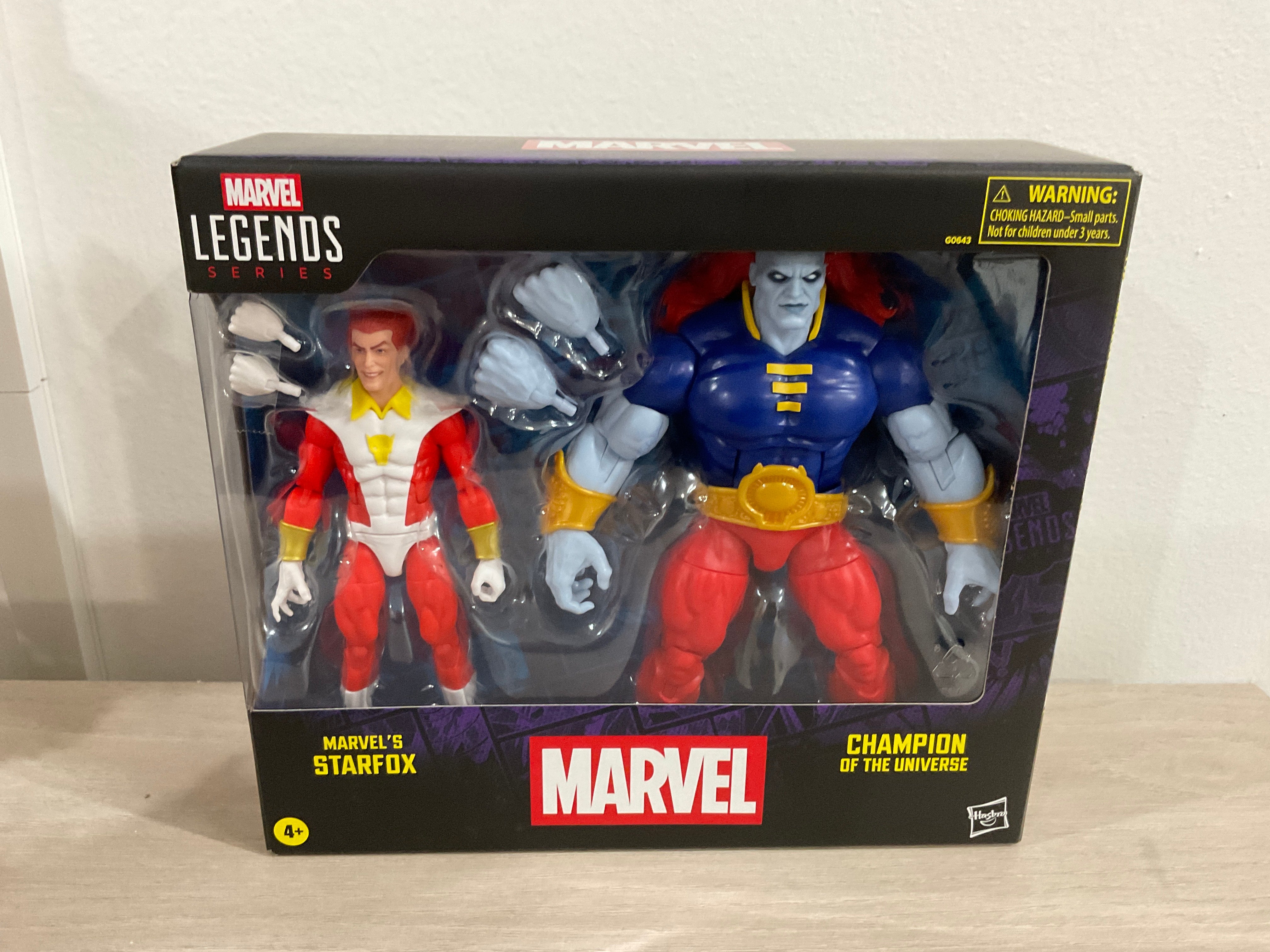 Marvel Legends Starfox & Champion 2-Pack – Hasbro 6-Inch Figures – Mr ...