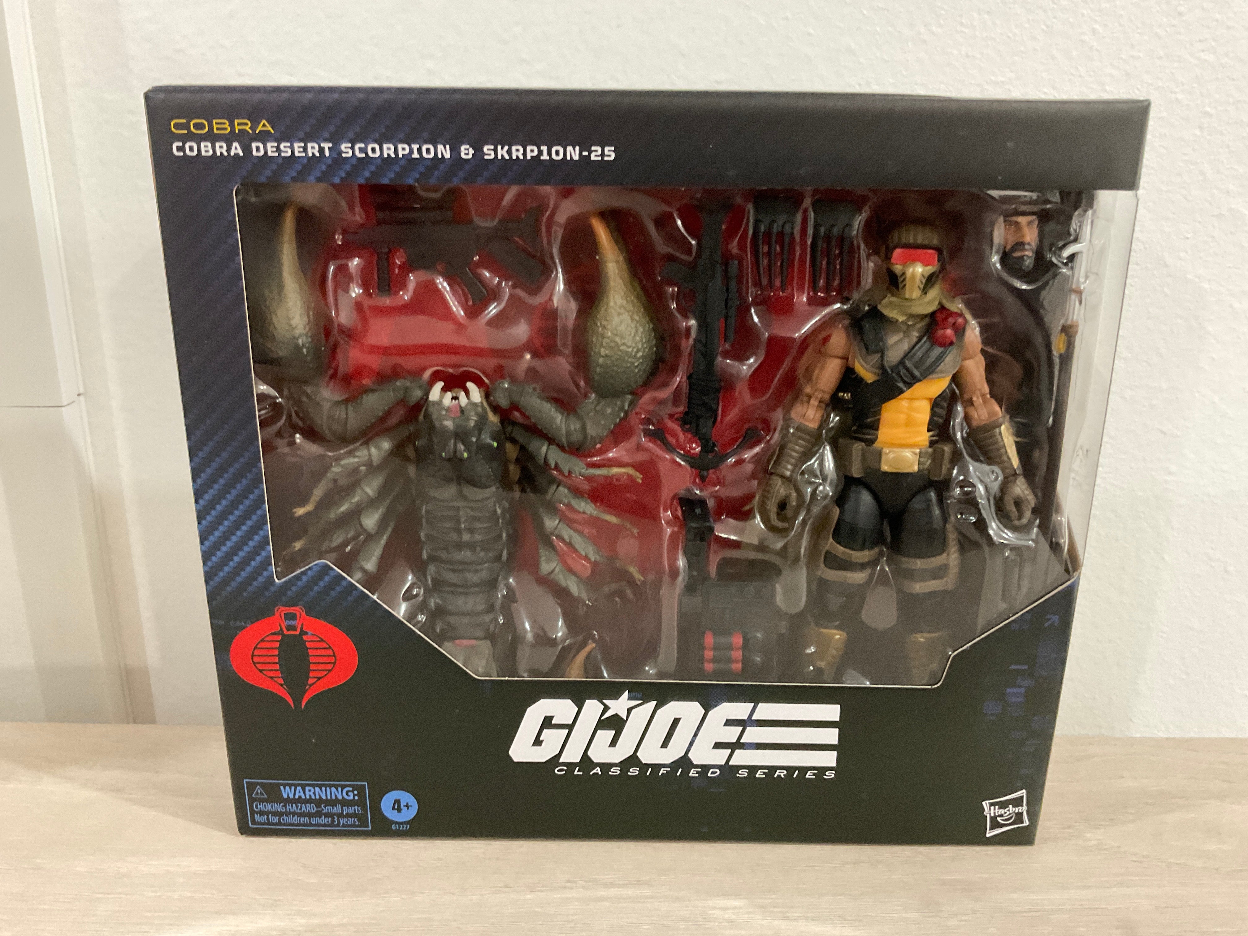 G.I. Joe Classified Deluxe Cobra Desert Scorpion & SKRP10N-25 – 6" – Mr ...