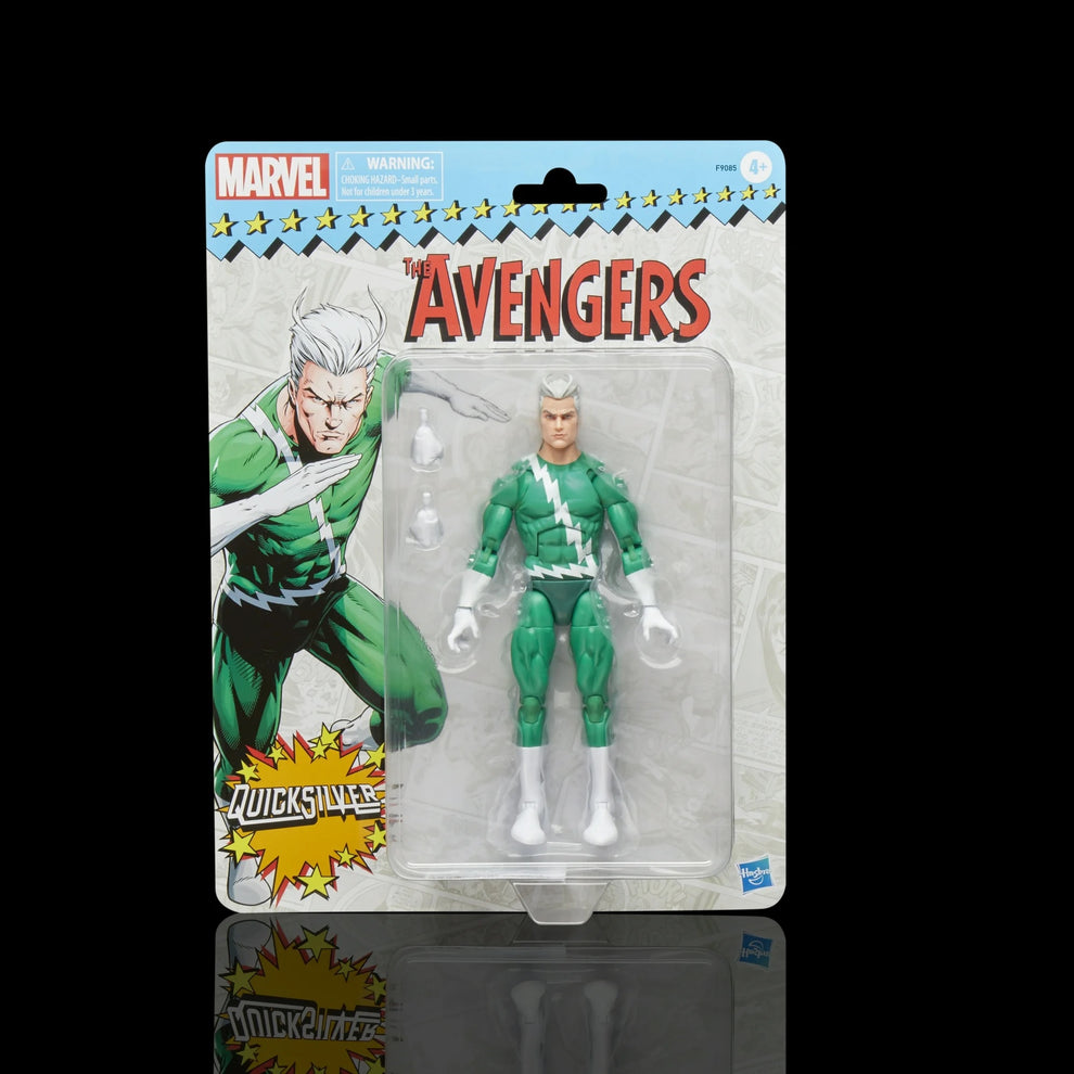 Marvel Legends Series Quicksilver, Retro Marvel Comics Collectible Act ...